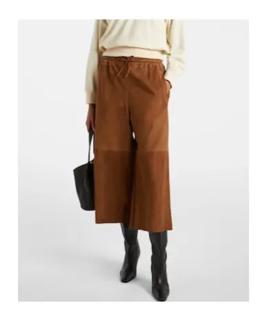 YVES SALOMON Suede Culottes