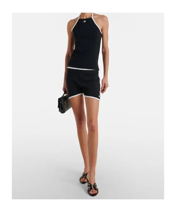 COURREGES Cotton Shorts