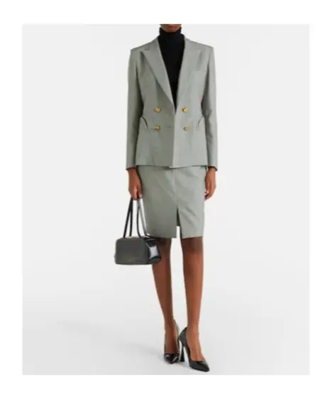 BLAZÉ MILANO Popeye Virgin Wool Pencil Skirt