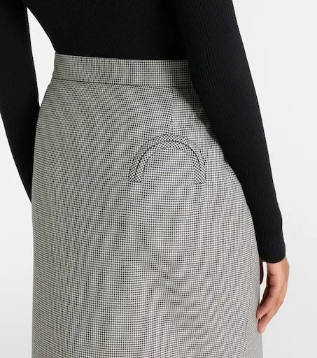BLAZÉ MILANO Popeye Virgin Wool Pencil Skirt