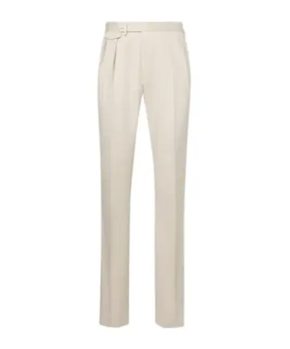 Ralph Lauren Gregory Silk Tapered Pants
