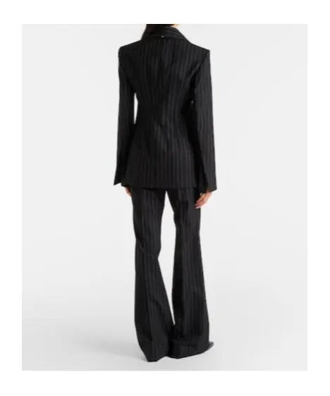 Sportmax Visino Wool-blend Gabardine Flared Pants