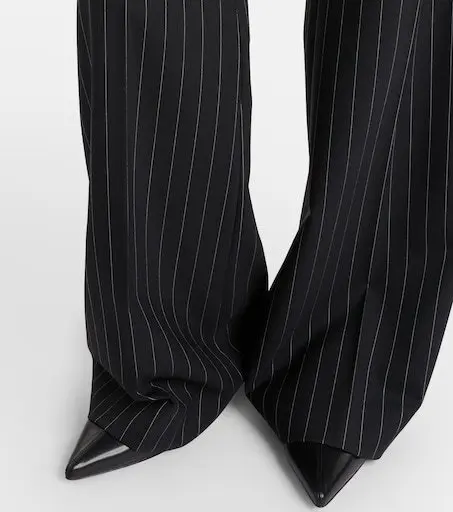 Sportmax Visino Wool-blend Gabardine Flared Pants