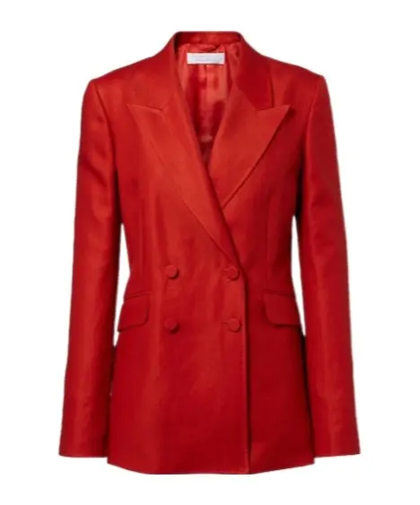 Gabriela Hearst Angela Linen Twill Blazer