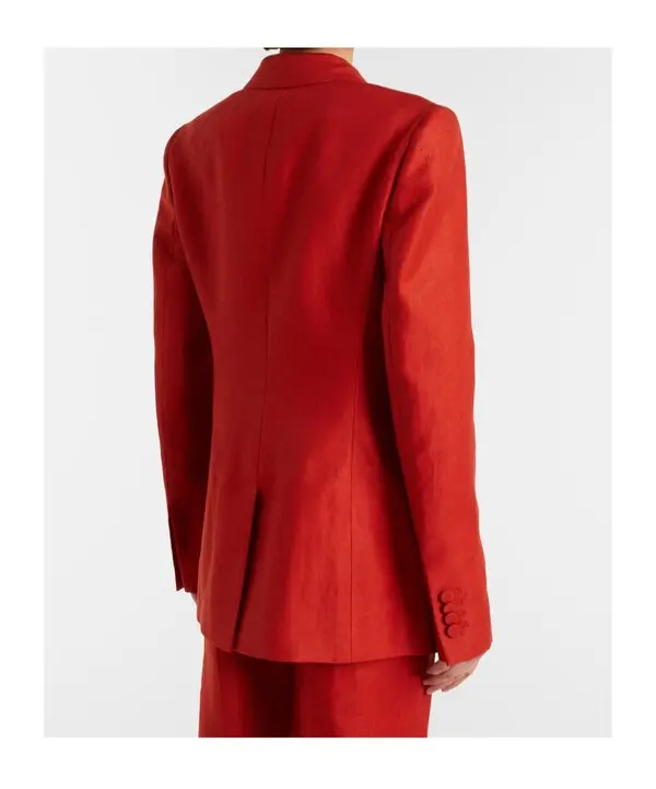 Gabriela Hearst Angela Linen Twill Blazer