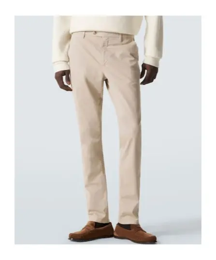 Canali Cotton Straight Chinos