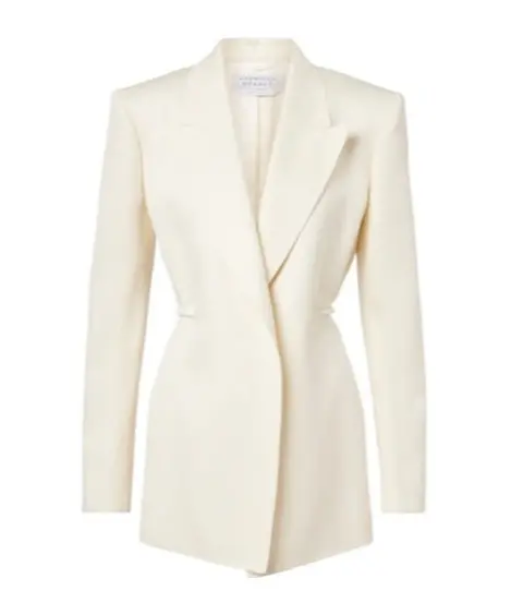 Gabriela Hearst Epona Linen Blazer - White