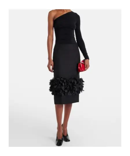 Wolford Draped Semi-sheer Bodysuit