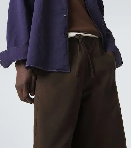 ENTIRE STUDIOS Loft Cropped Cotton Jersey Sweatpants
