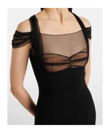 NENSI DOJAKA Draped Maxi Dress