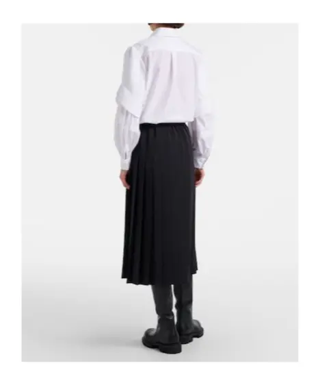 Junya Watanabe Pleated Midi Skirt