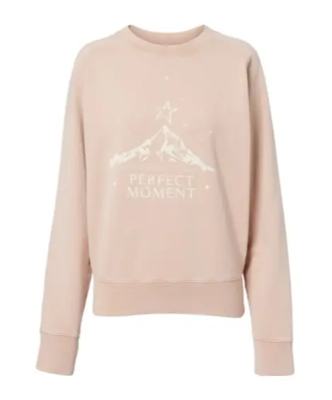 Perfect Moment Logo Cotton Jersey Sweatshirt