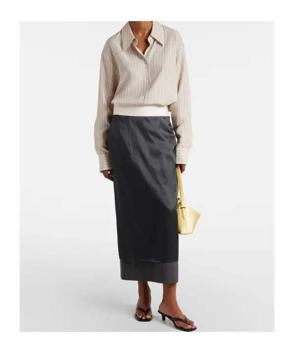 RÓHE Wool Pencil Skirt