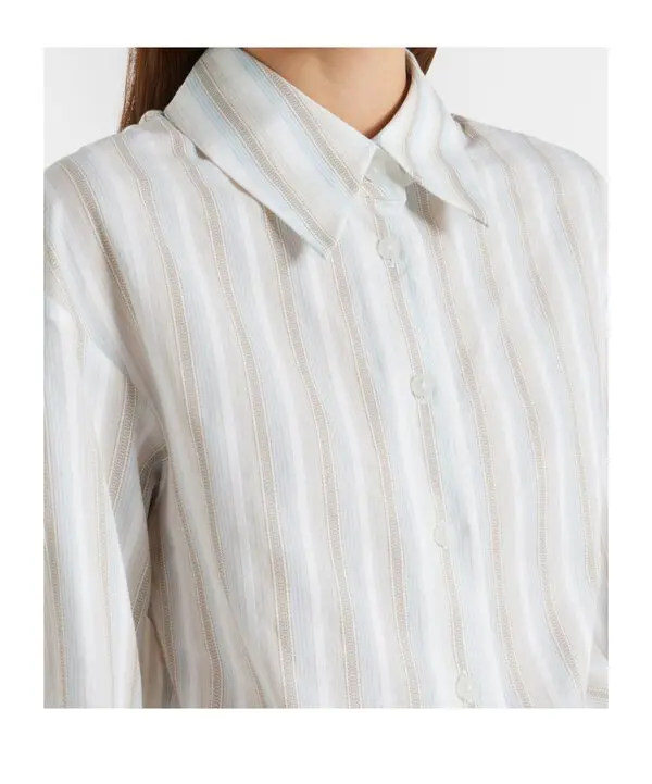 Christopher Esber Pleated Striped Dress