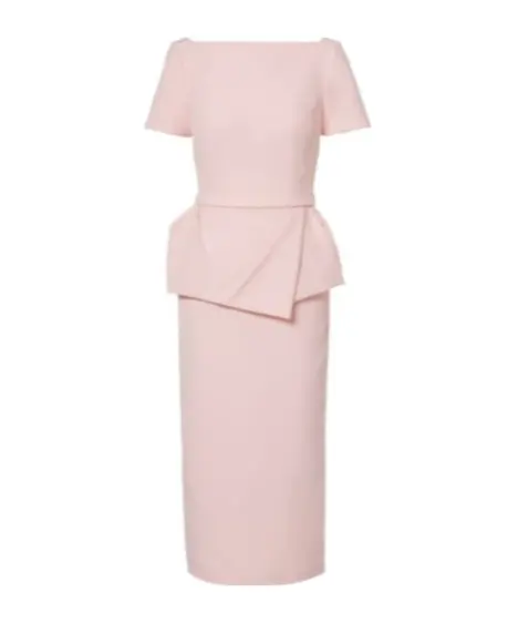 SAFIYAA LONDON Flaminella Midi Dress - Pink