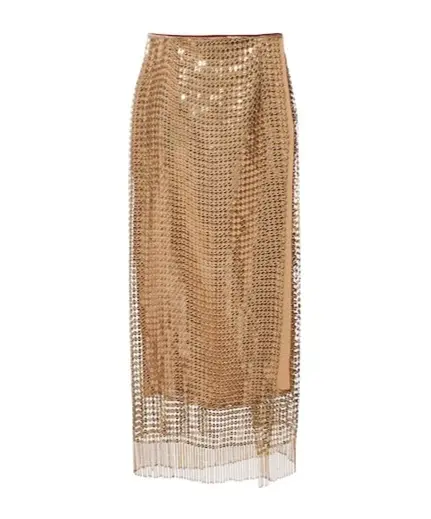 Roberto Cavalli Embellished Wrap Skirt