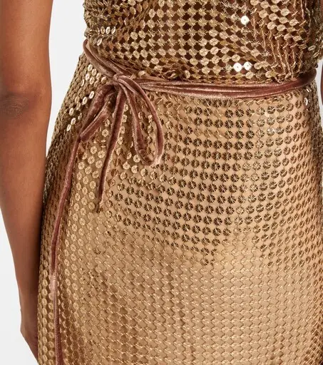 Roberto Cavalli Embellished Wrap Skirt