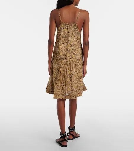 Isabel Marant Étoile Danielle Floral Cotton Voile Minidress