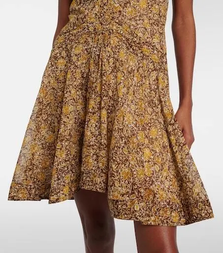 Isabel Marant Étoile Danielle Floral Cotton Voile Minidress