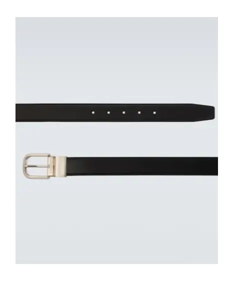 LARDINI Logo Leather Belt