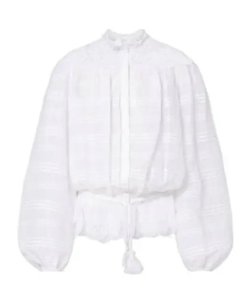 Isabel Marant Étoile Polly Lace And Cotton Blouse