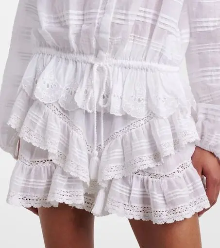 Isabel Marant Étoile Polly Lace And Cotton Blouse