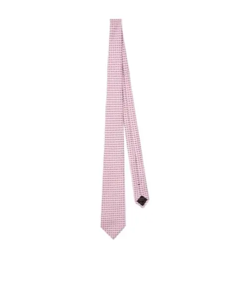 Brioni Printed Silk Twill Tie