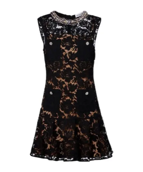 SELF-PORTRAIT Embellished Minidress