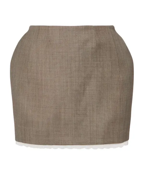 Magda Butrym Wool Miniskirt