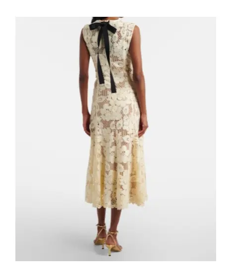 SELF-PORTRAIT Embellished Midi Dress