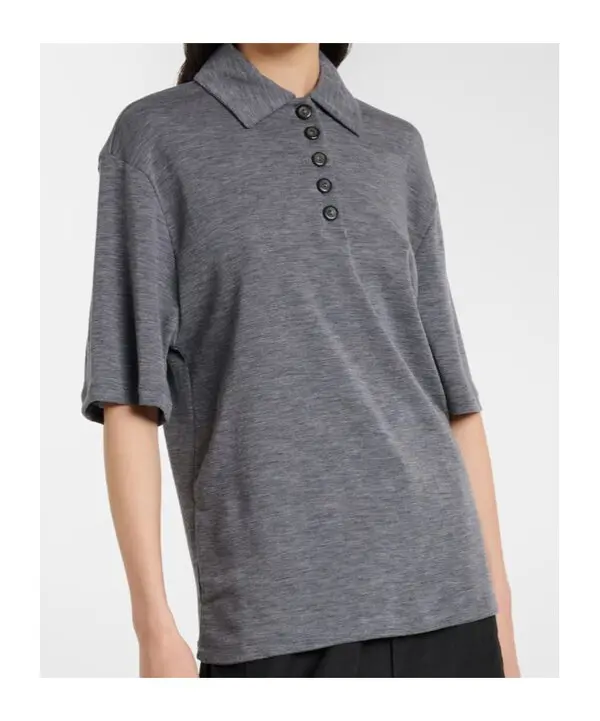RÓHE Wool Polo Shirt