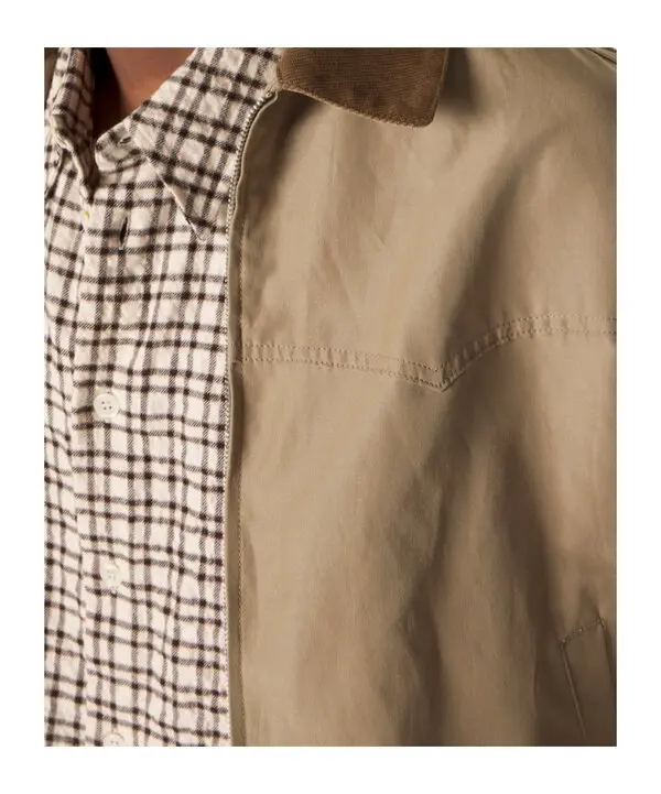 Comme Des Garçons Corduroy-trimmed Blouson Jacket
