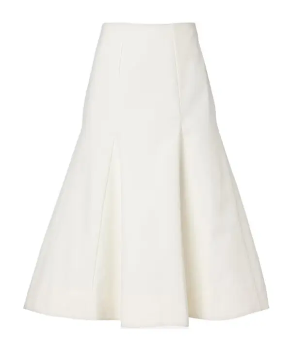 RÓHE Cotton Midi Skirt