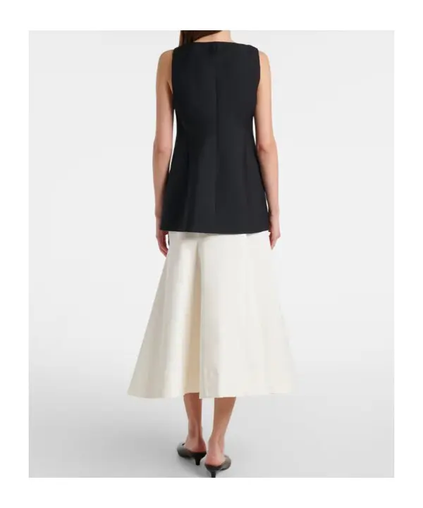 RÓHE Cotton Midi Skirt
