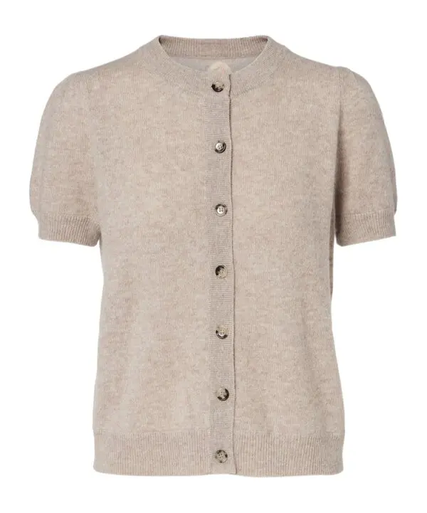 Jardin Des Orangers Short-sleeved Knitted Cardigan