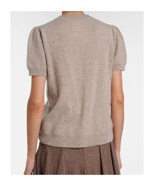 Jardin Des Orangers Short-sleeved Knitted Cardigan