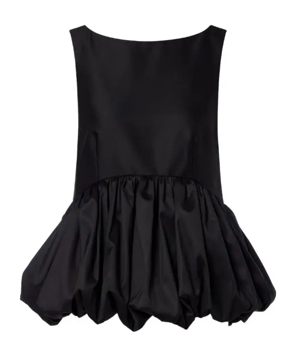 RÓHE Peplum Wool And Silk Top