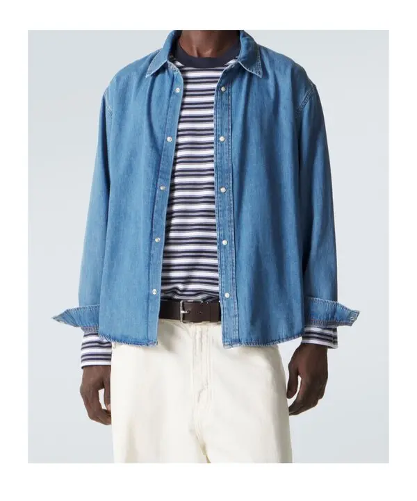 FRAME Long-sleeved Denim Shirt