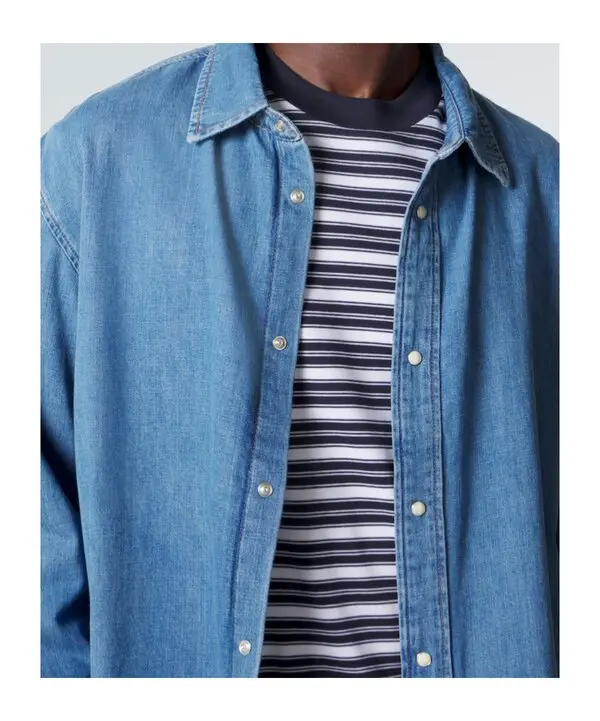 FRAME Long-sleeved Denim Shirt