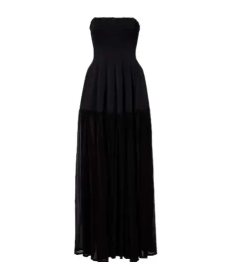 Simkhai Strapless Tulle Maxi Dress