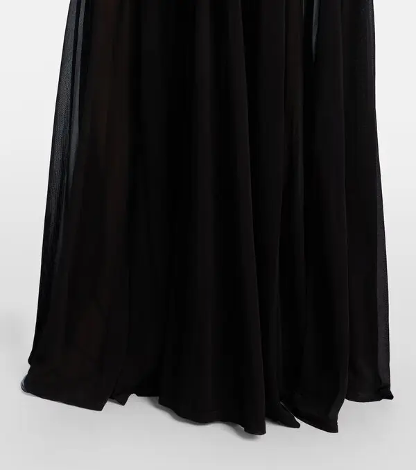 Simkhai Strapless Tulle Maxi Dress