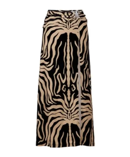 Johanna Ortiz Printed Midi Skirt