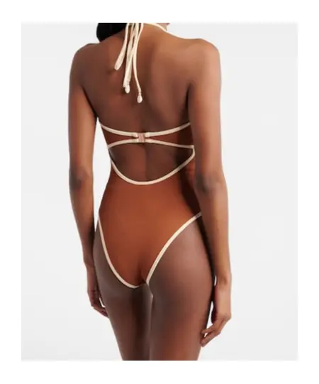 Johanna Ortiz Cutout Halterneck Swimsuit