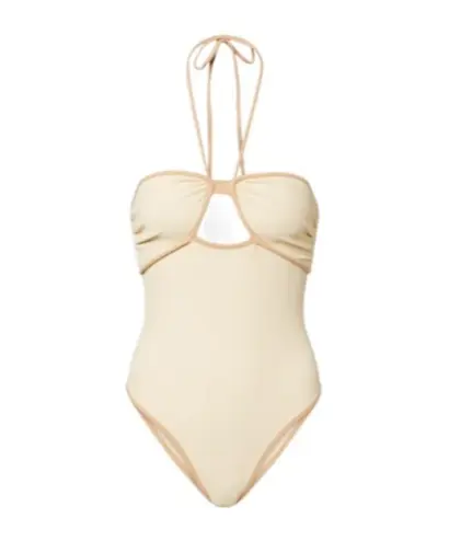 Johanna Ortiz Cutout Halterneck Swimsuit