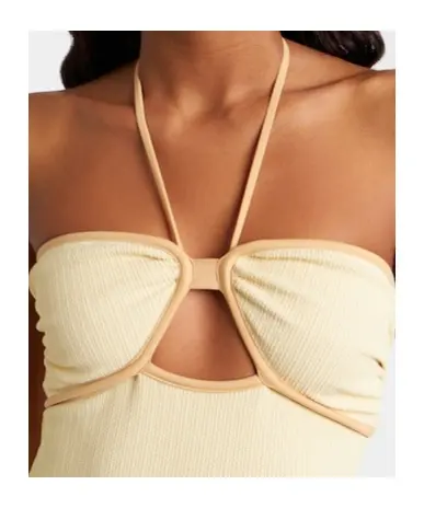 Johanna Ortiz Cutout Halterneck Swimsuit