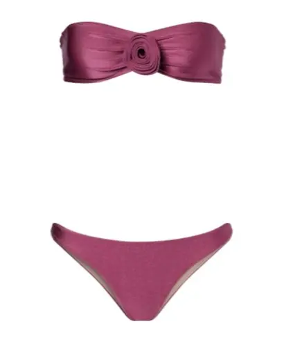 ADRIANA DEGREAS Floral-appliqué Bikini