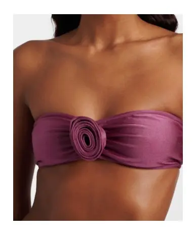 ADRIANA DEGREAS Floral-appliqué Bikini