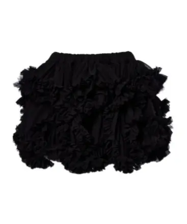 Comme Des Garçons Tulle Miniskirt - Black