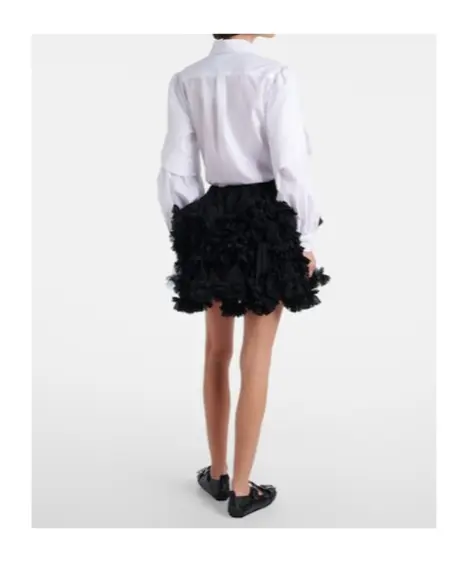 Comme Des Garçons Tulle Miniskirt