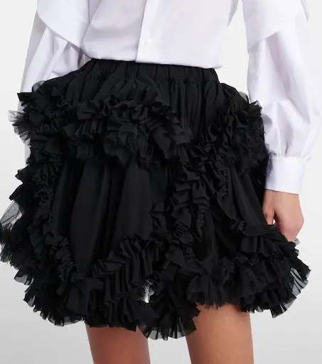 Comme Des Garçons Tulle Miniskirt